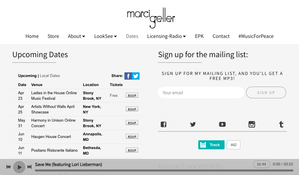 Website Design Inspiration: Best Folk Musician Websites | Bandzoogle Blog