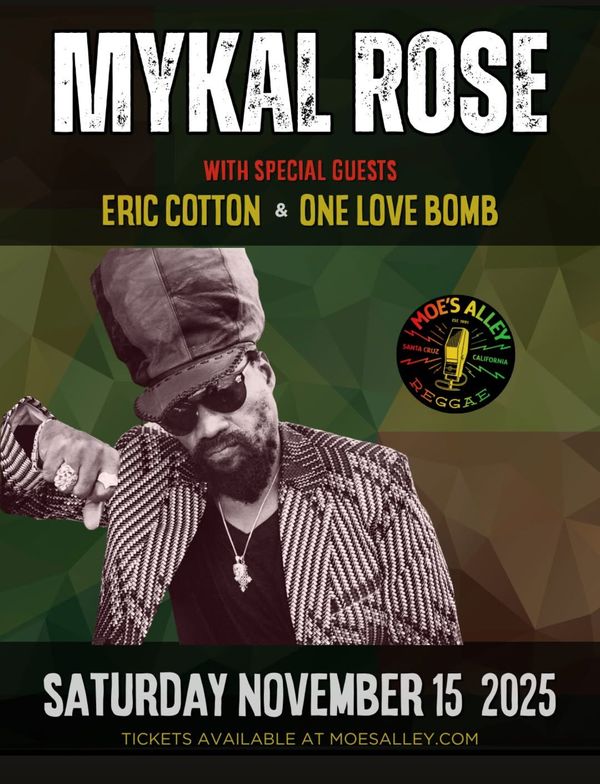 Eric Cotton and One Love Bomb - Shows