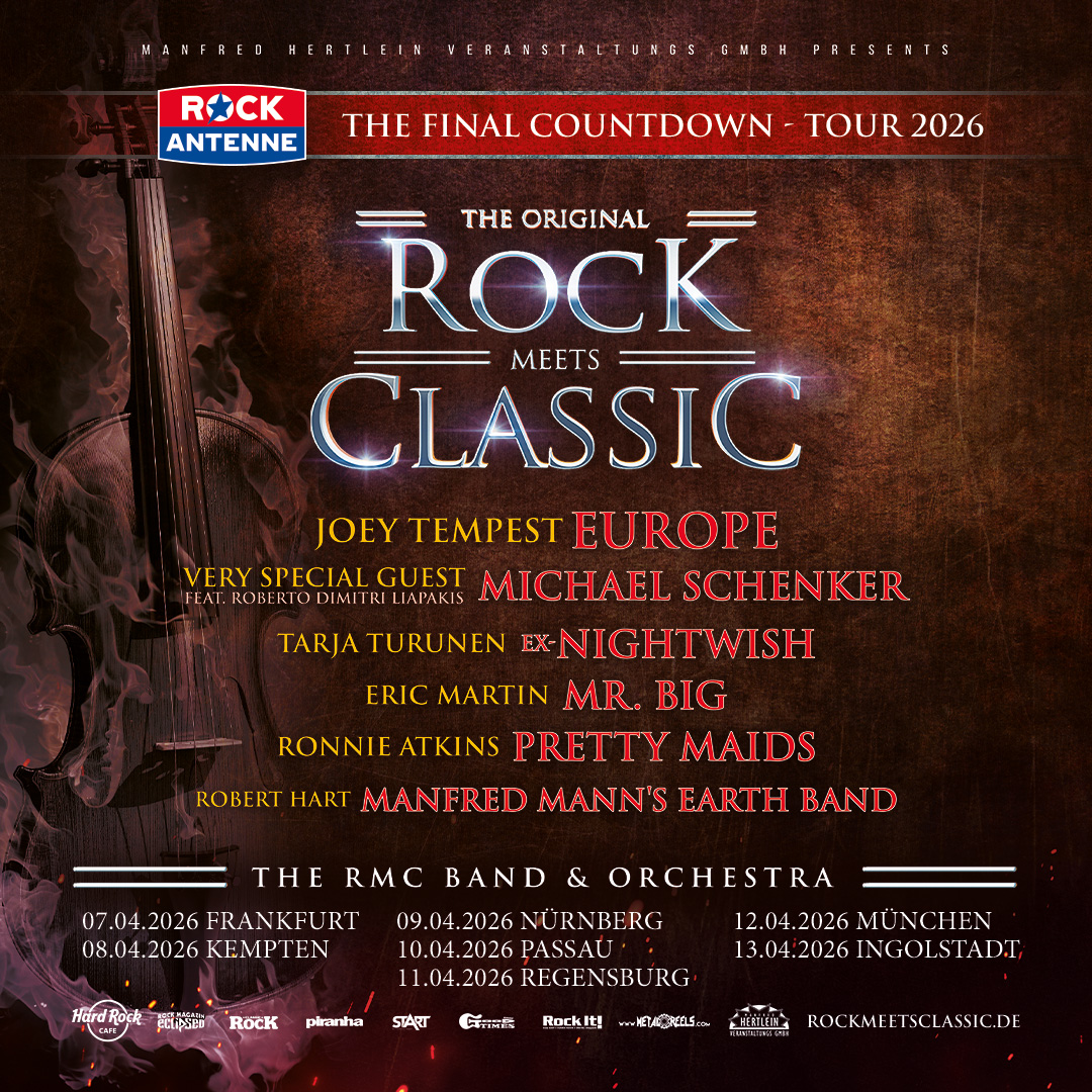 Eric Martin crowns the lineup of the great ROCK MEETS CLASSIC Farewell ...