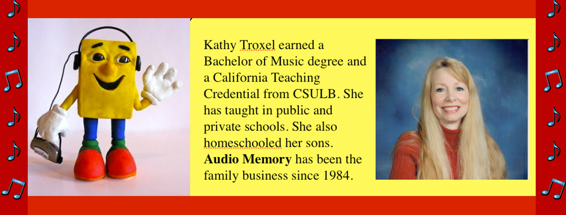 Audio Memory-Kathy Troxel (800)365-SING Educational Music/Books - Grammar