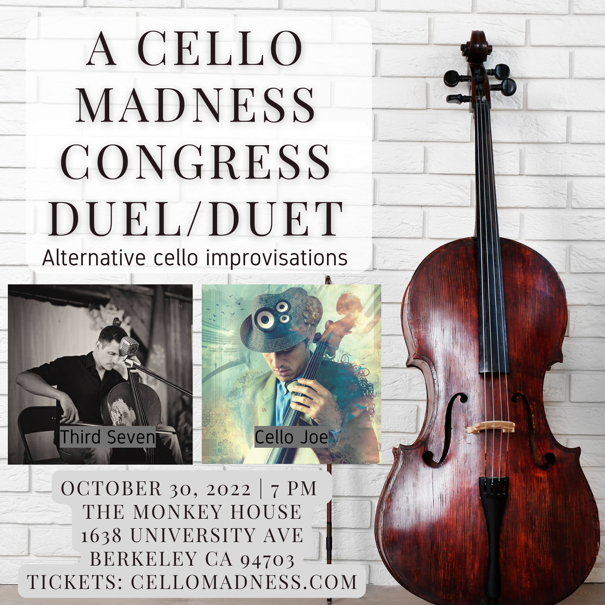 Cello Madness - May 29 2021 - Labor of Cello Love
