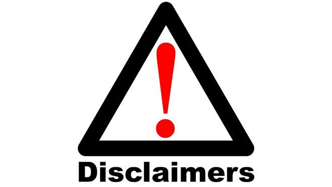 Disclaimers