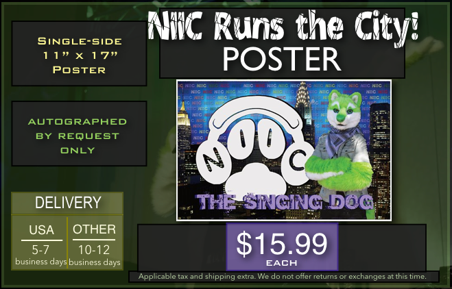 NIIC | The Singing Dog - POSTERS